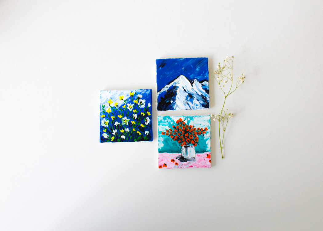 Buy Handcrafted Mini Canvas Art for Home and Gifting